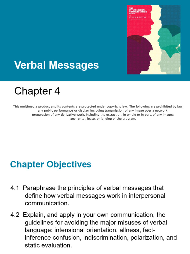 Verbal Messages | PDF