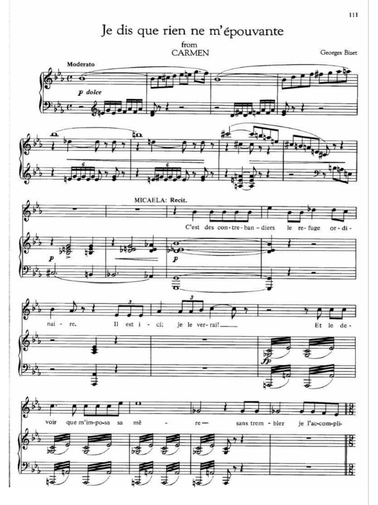 Je Dis Que Rien Ne M Epouvante | PDF