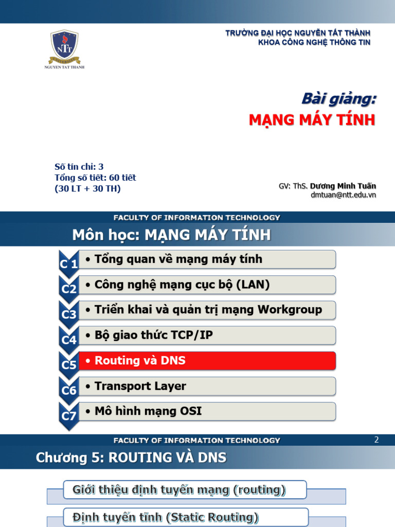 MMT-C5-Routing Va DNS | PDF