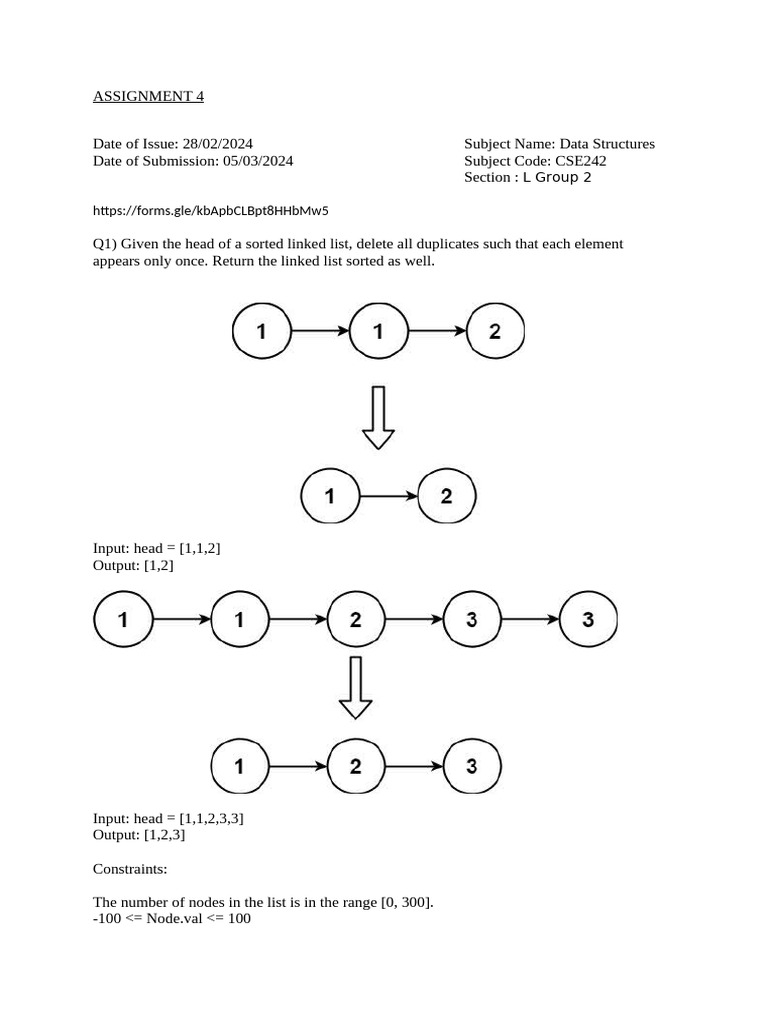 Assignment 4 Dsa | PDF