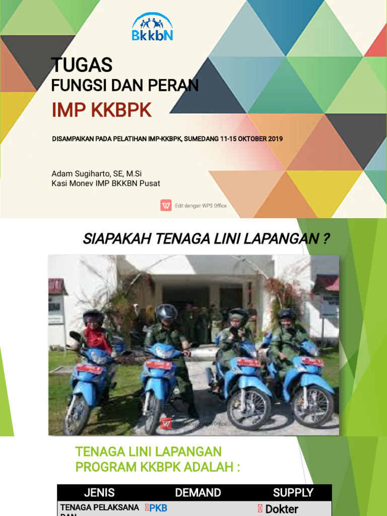 Materi Tugas, Fungsi Dan Peran IMP KKBPK | PDF