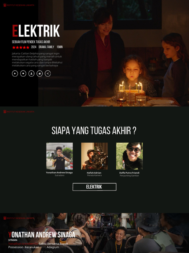 Proposal Pitching Film Elektrik Patner | PDF