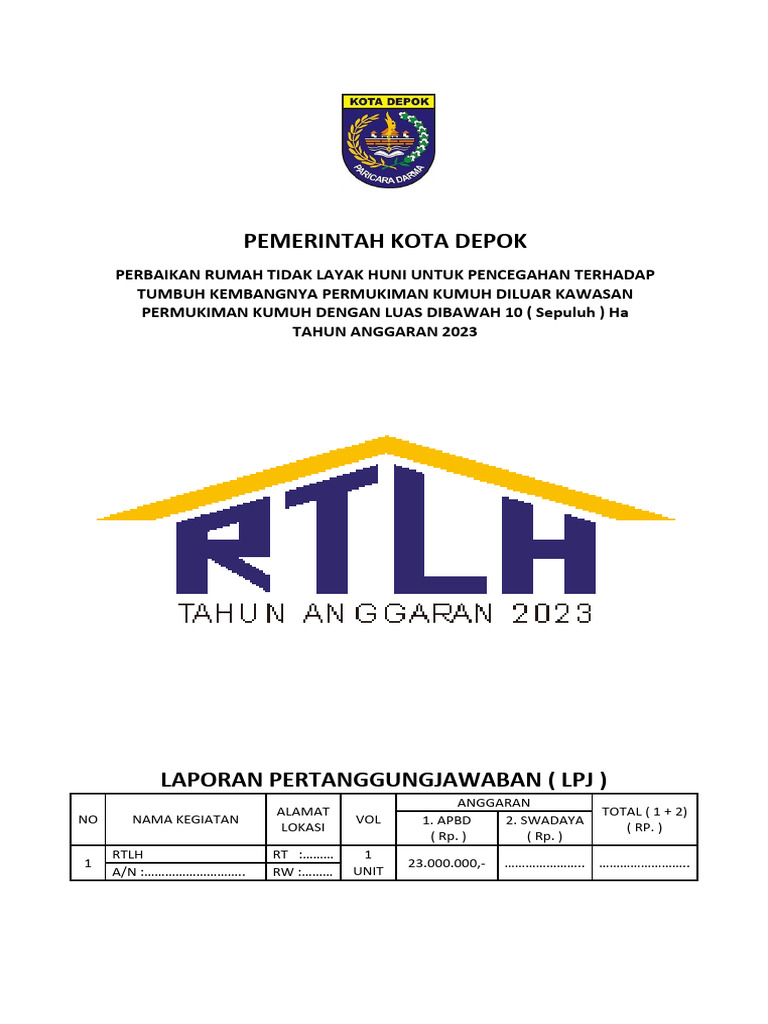 Format Master RTLH | PDF