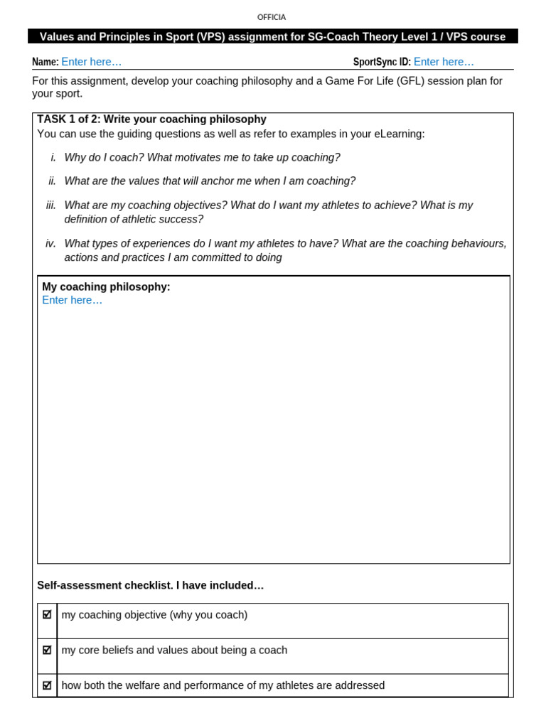 VPS Assignment Template | PDF