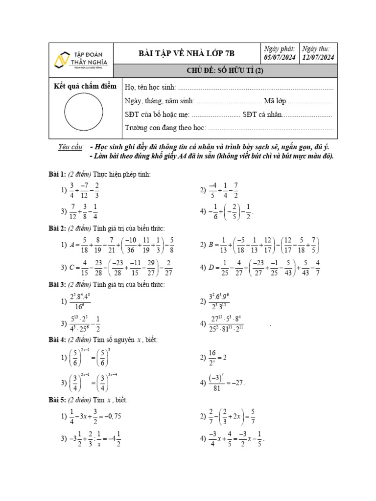2.1. BT7B (05.07.2024) So Huu Ti | PDF