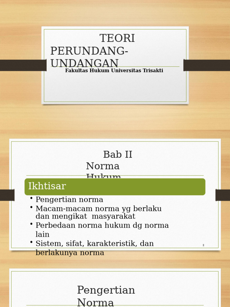 Kuliah 2 Norma Hukum PDF | PDF