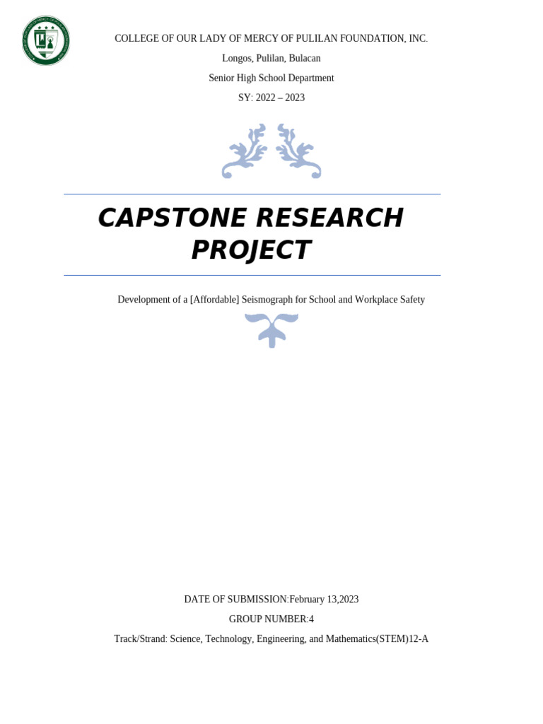 Capstone Research Project Group4 | PDF