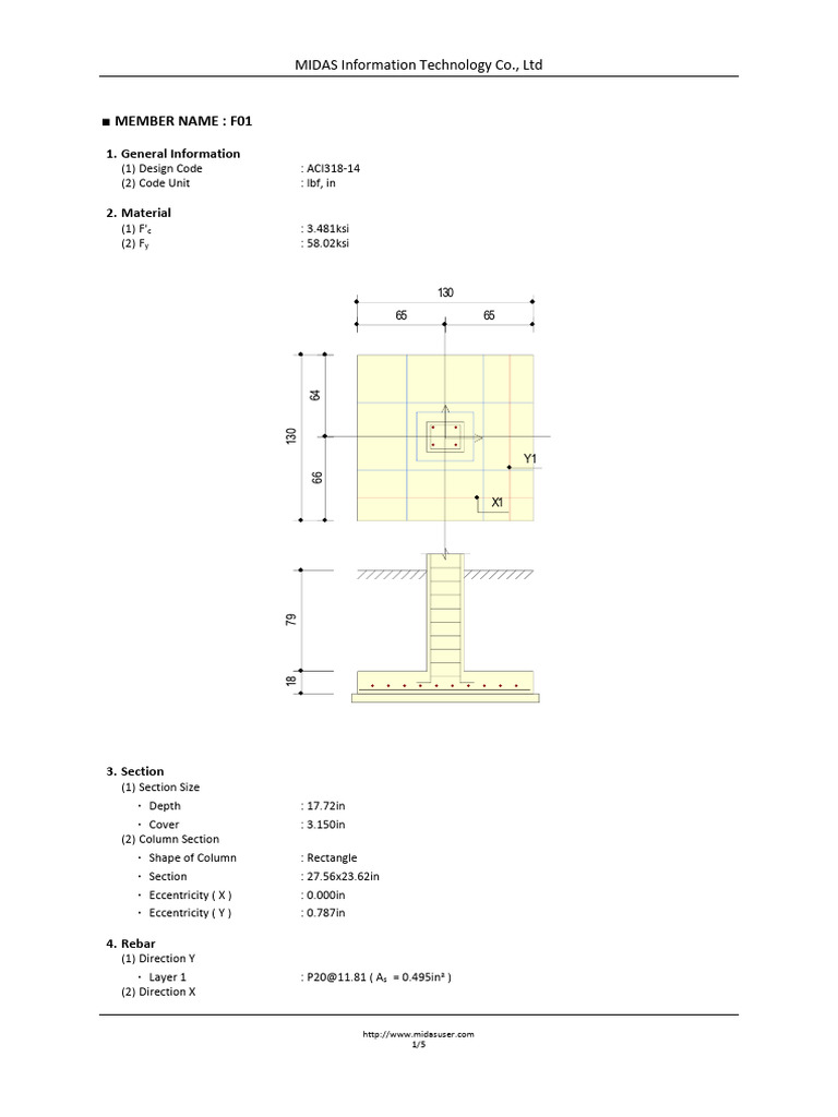Footing Design and Cost Estimates | PDF