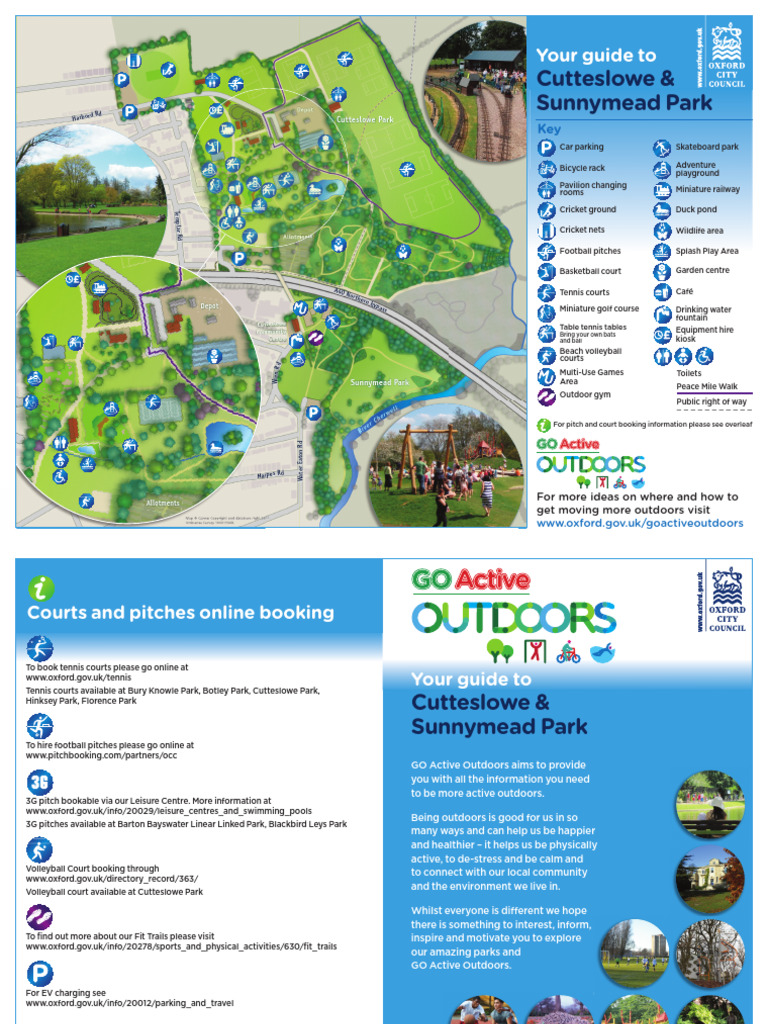 Cutteslowe and Sunnymead Park Map | PDF