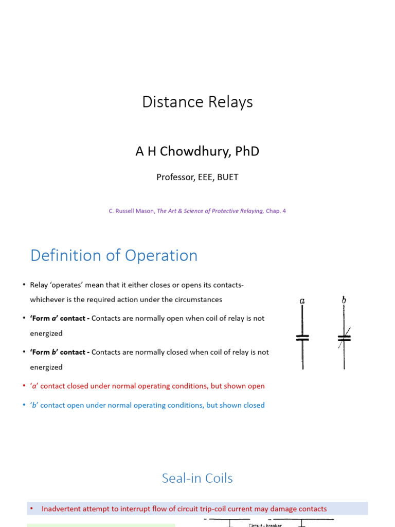 9 - Distance Relay | PDF