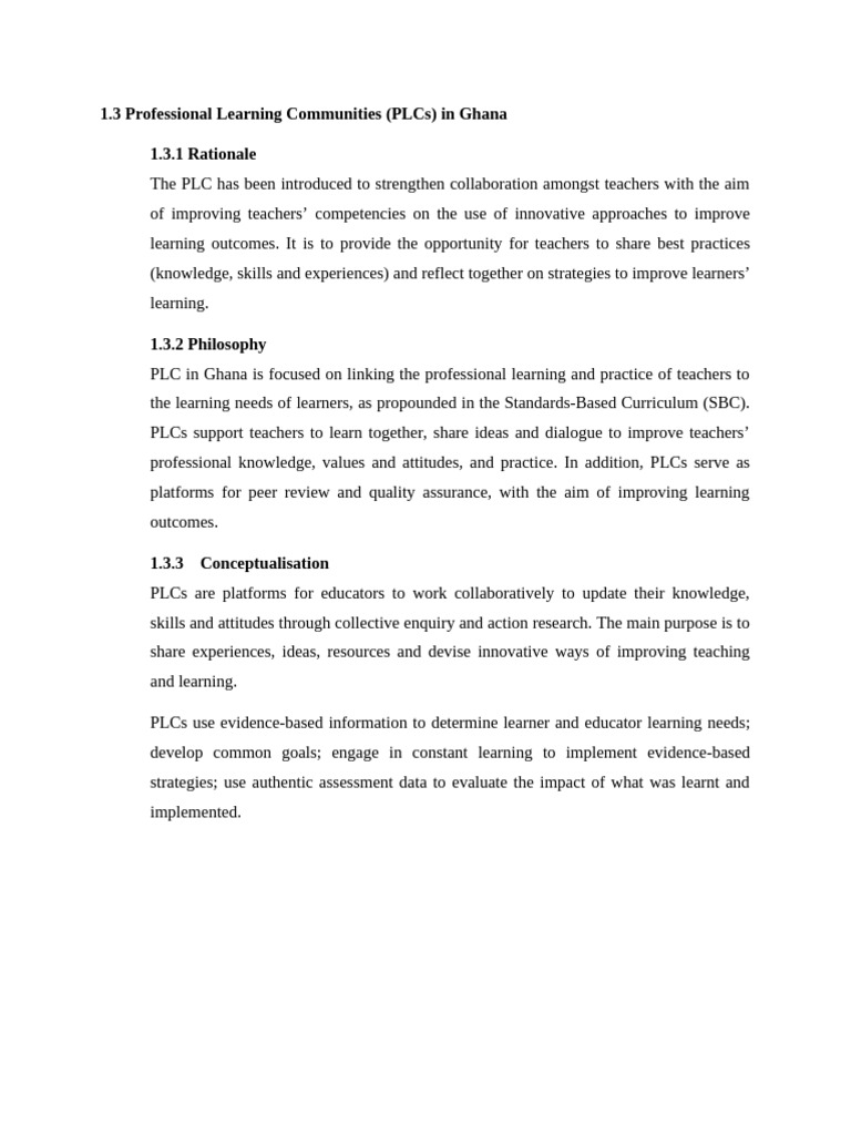 PLC Guideline For Week One | PDF
