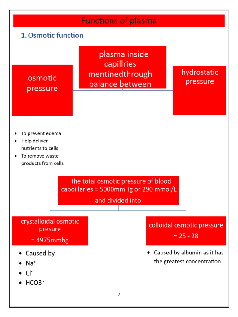Functions of Plasma | PDF