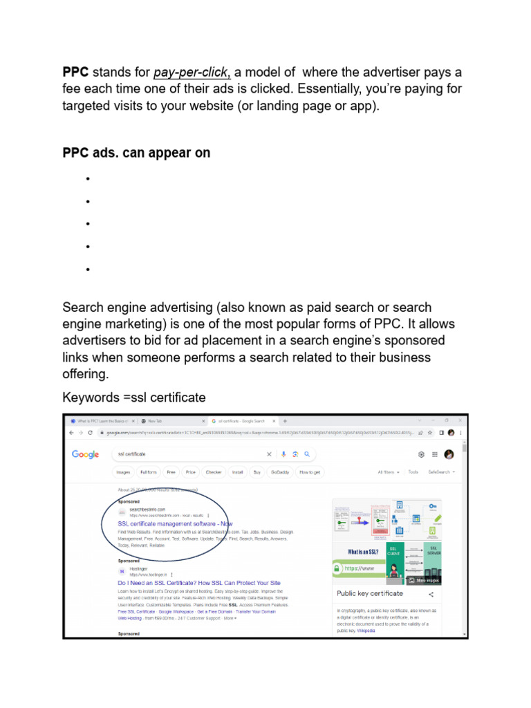 PPC Marketing | PDF