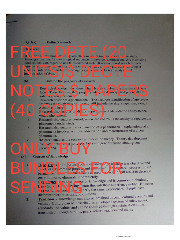 Rs Dpte $ Decte Notes $ Papers 0 - Sign | PDF