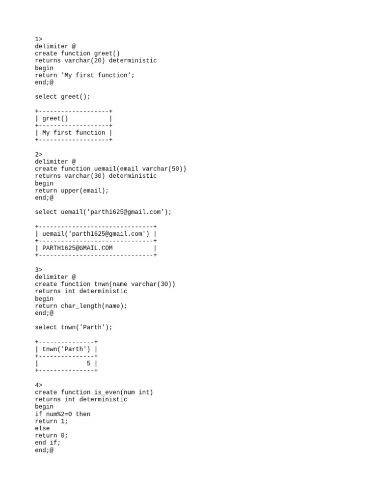 Practical Set 4 | PDF