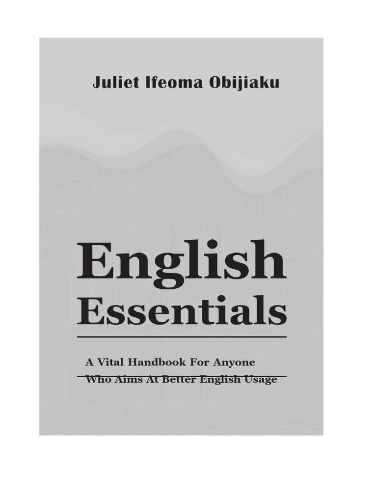 English Essentials E-Book | PDF