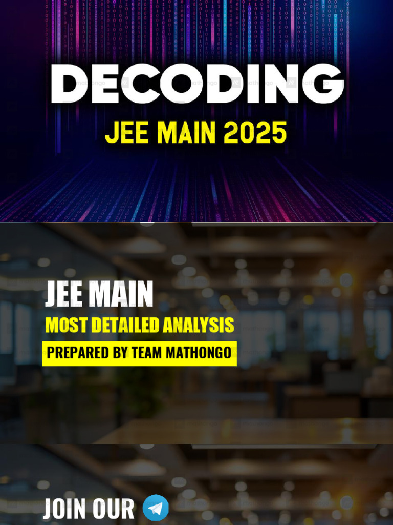 JEE Main 2024 - Most Detailed Analysis - MathonGo | PDF