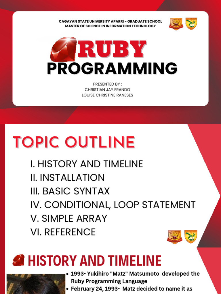 Ruby PL Presentation | PDF
