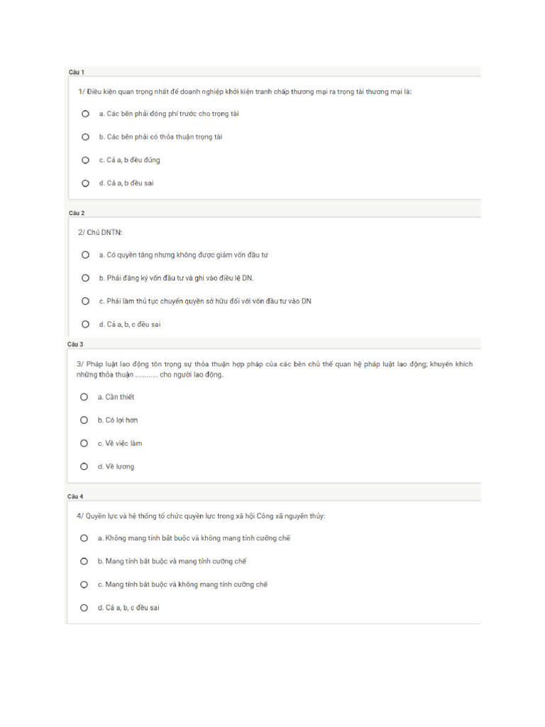 Đề Thi LKD Số 5 | PDF