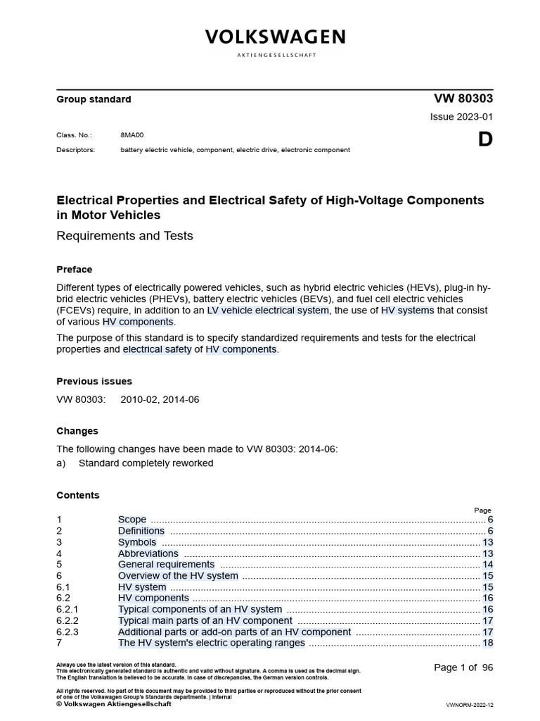 VW 80303 en | PDF