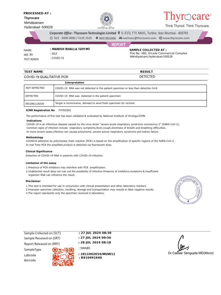 Report Manish Bhalla | PDF