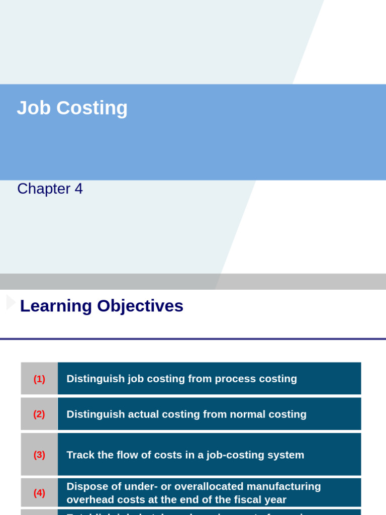 Chapter 4_Job Costing_CLC_handout | PDF