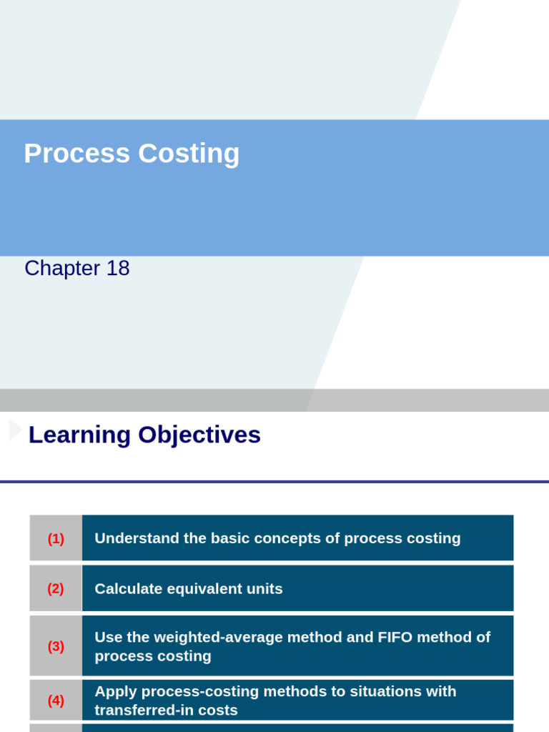 Chapter 18_Process Costing_CLC_handout | PDF