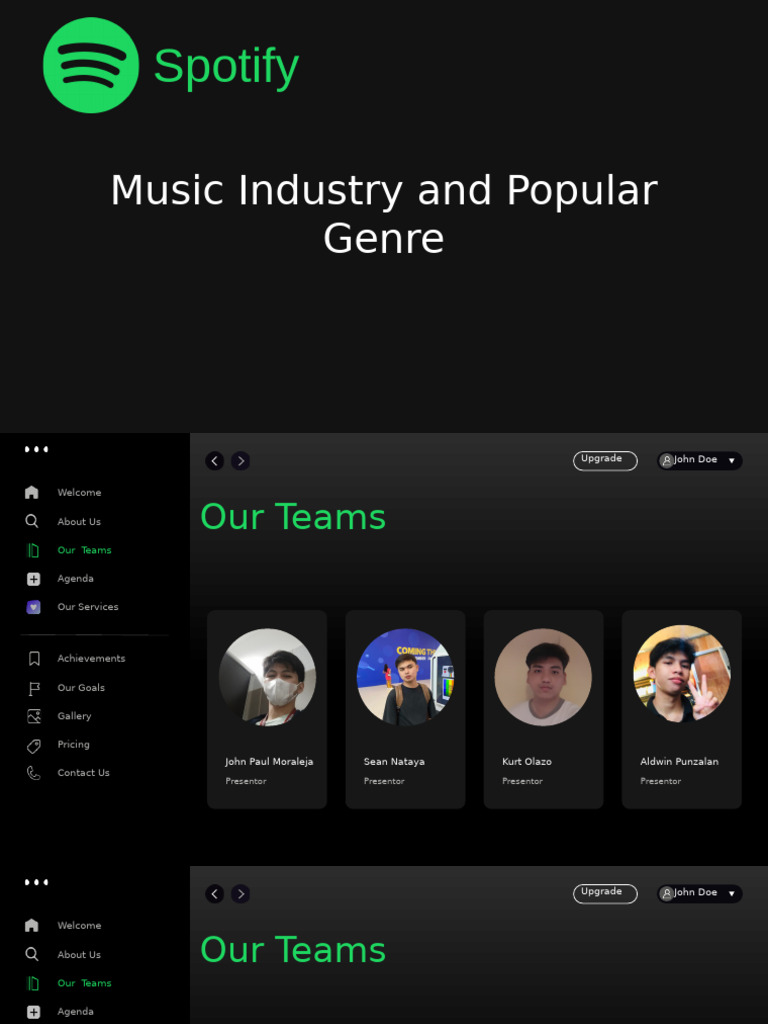 Spotify Theme Template | PDF