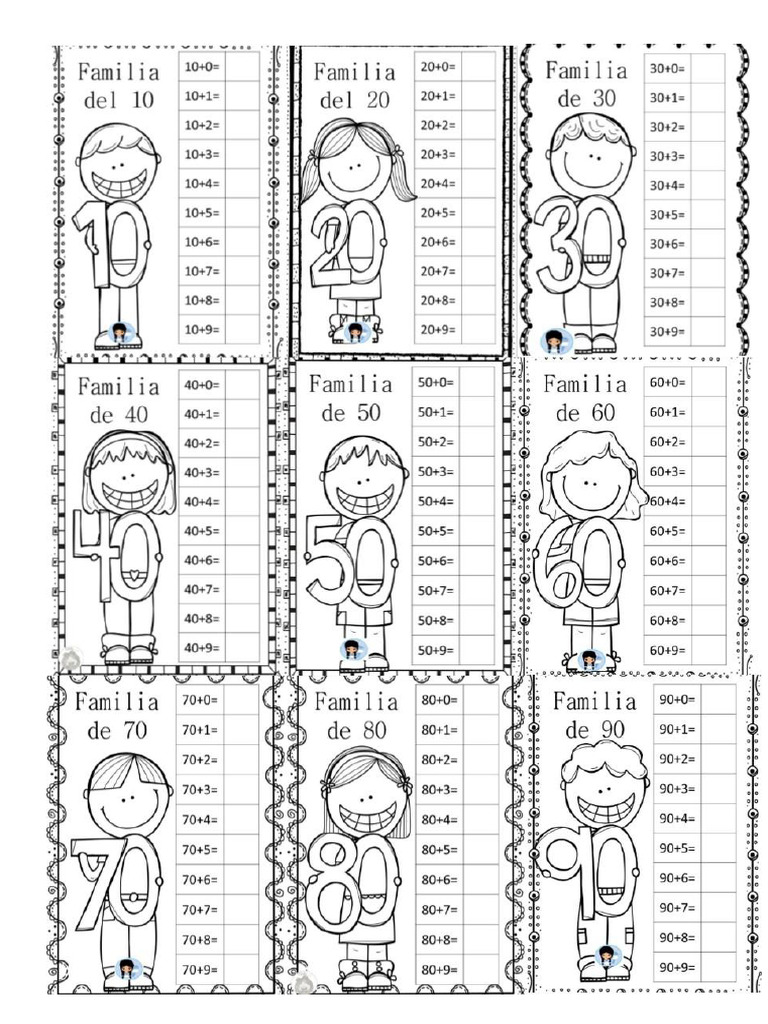 Familia Del 10 Al 90 | PDF