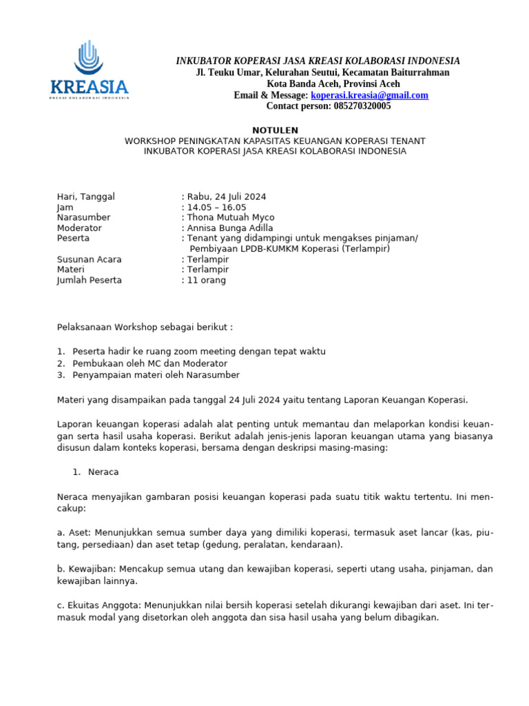 Notulen Workshop Daring 24-25 Juli | PDF