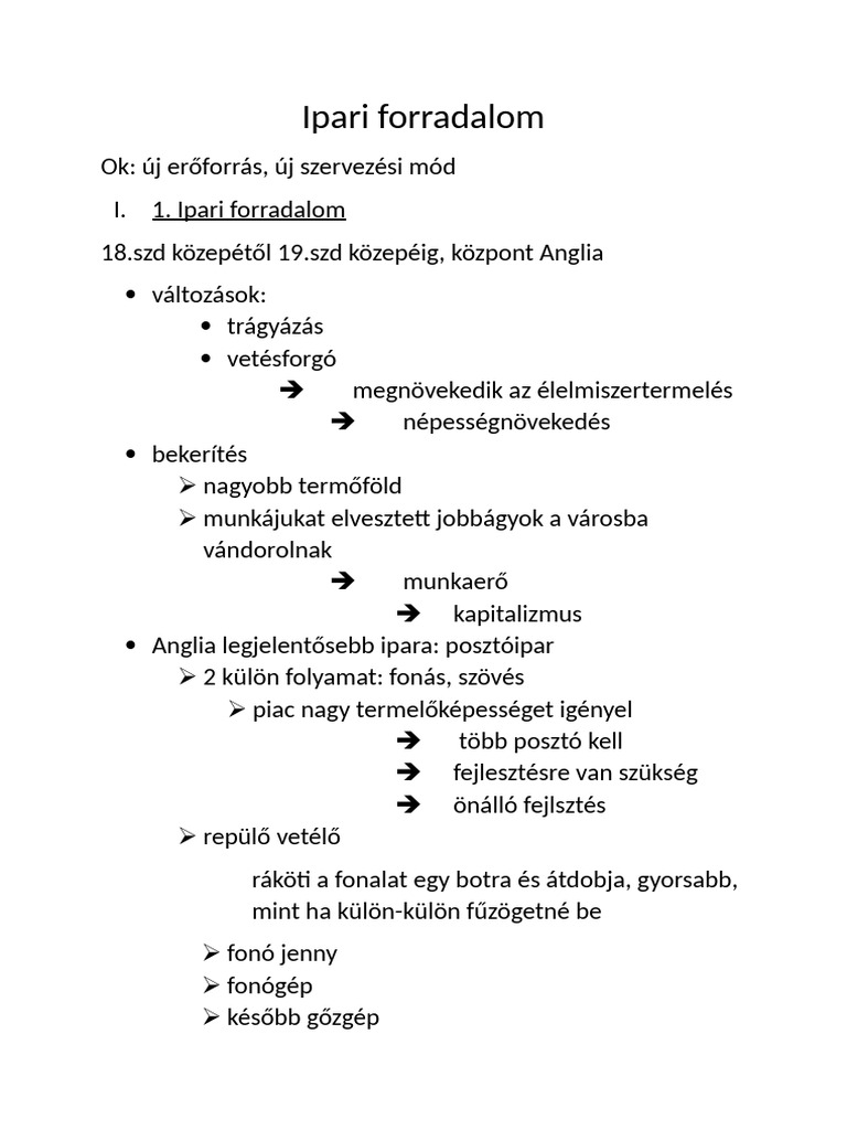 Ipari Forradalom | PDF