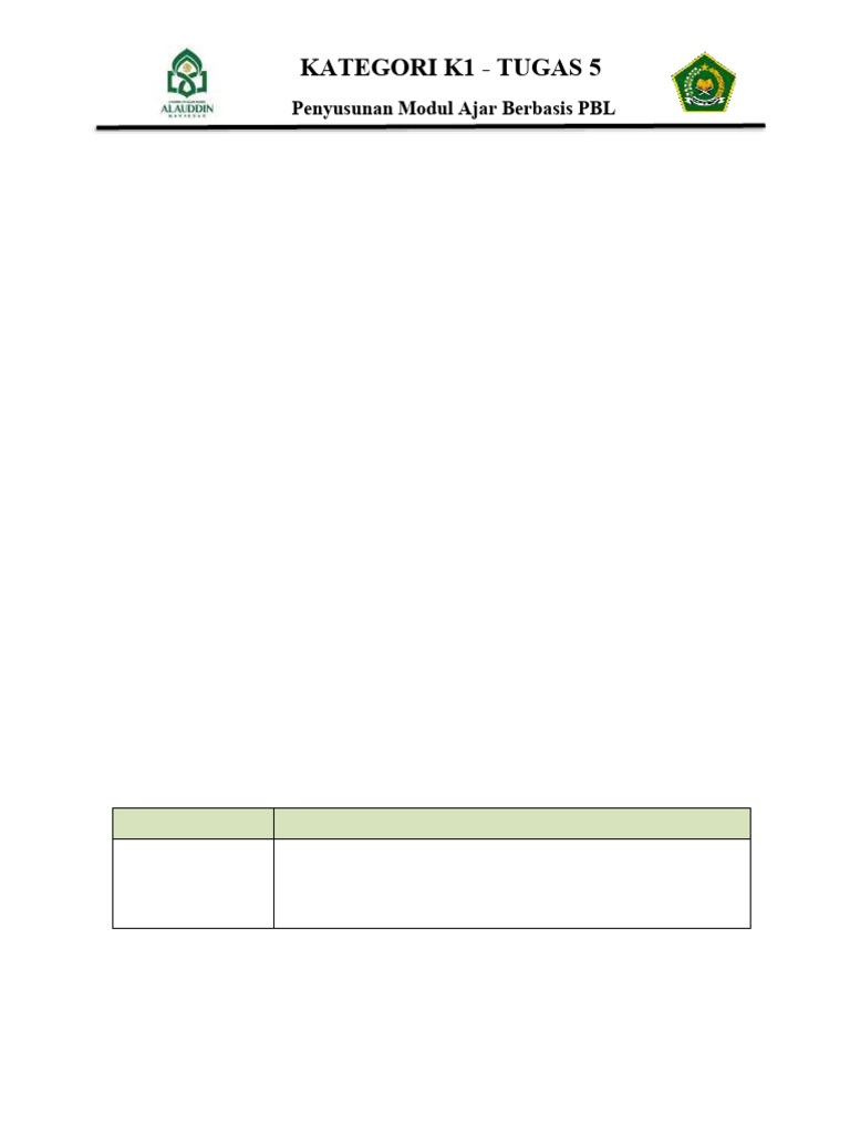 LK 5 Modul Ajar | PDF