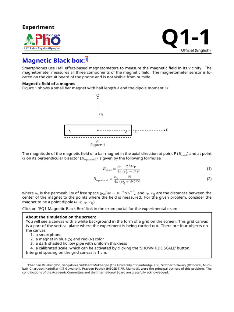 Experiment Q1 Question | PDF