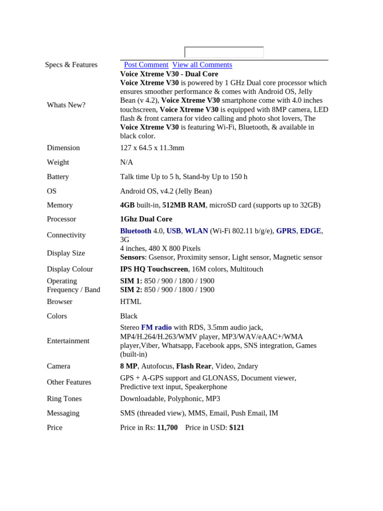 Post Comment View All Comments: Bluetooth USB Wlan Gprs Edge | PDF