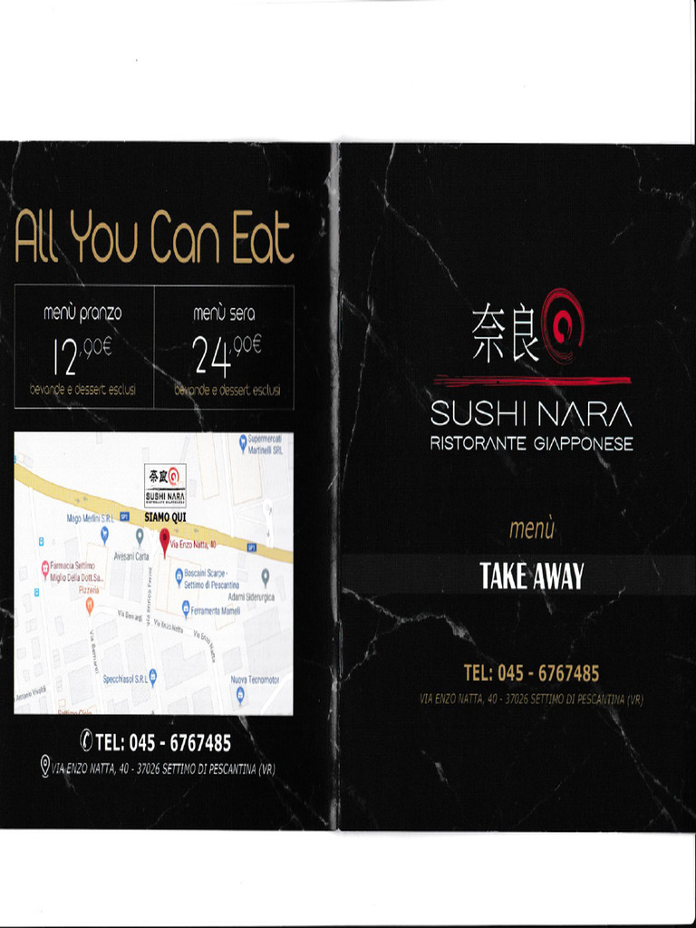 Menu Sushi Nara | PDF