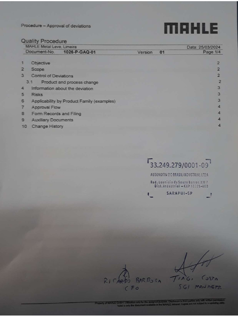 1026 P GAQ 02 Approval of Deviations en | PDF