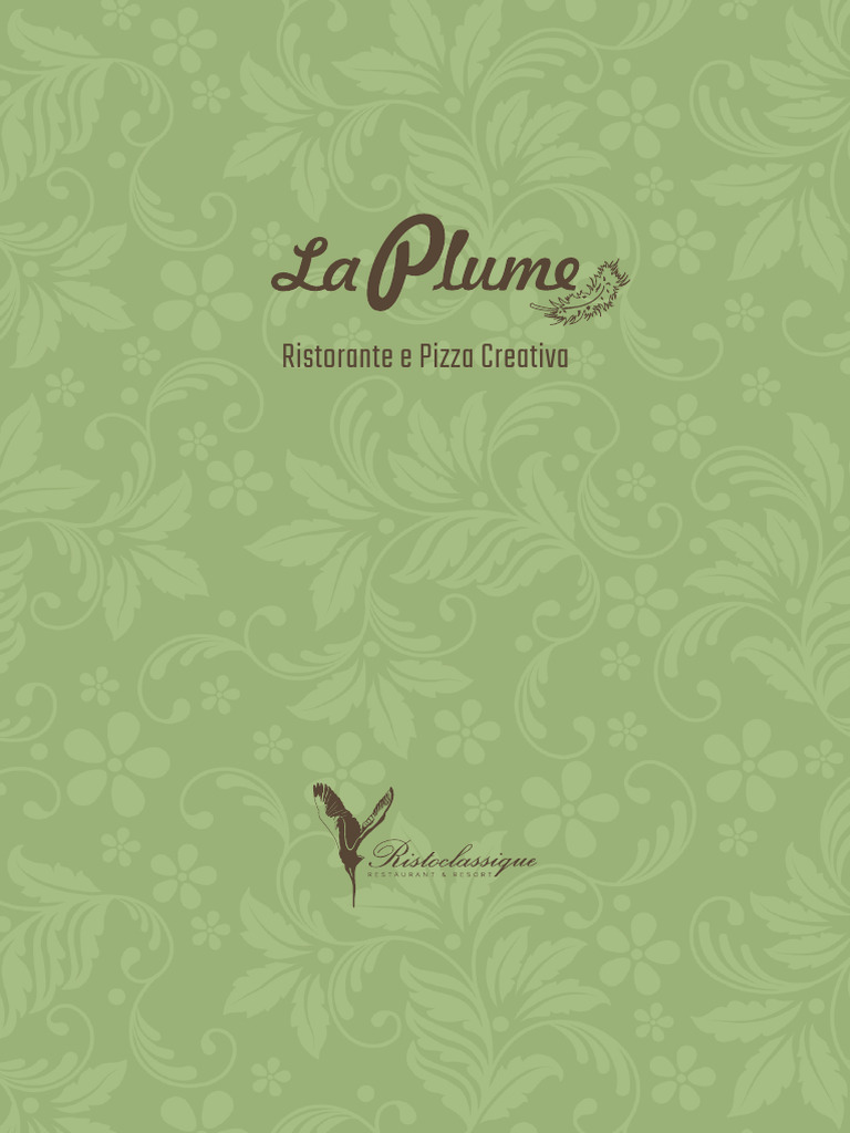 Menu La Plume | PDF