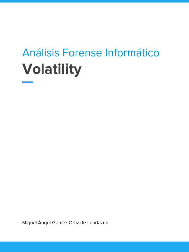 T5 Practica 1 Volatility | PDF