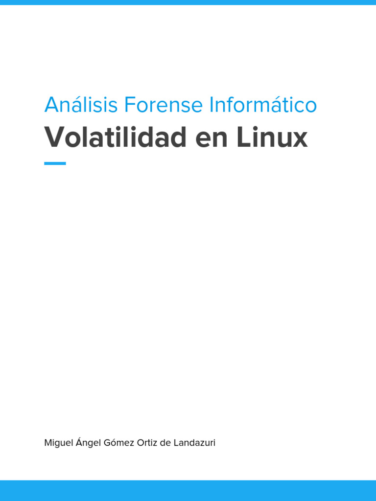 T6 Practica 4 Volatilidad en Linux | PDF