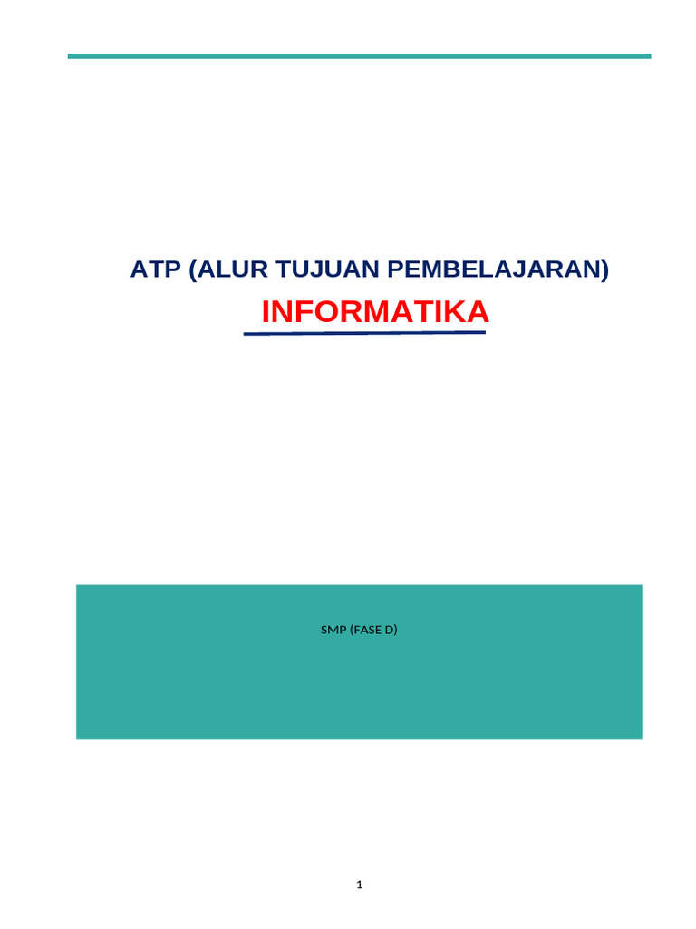 Atp SMP - Marlina | PDF