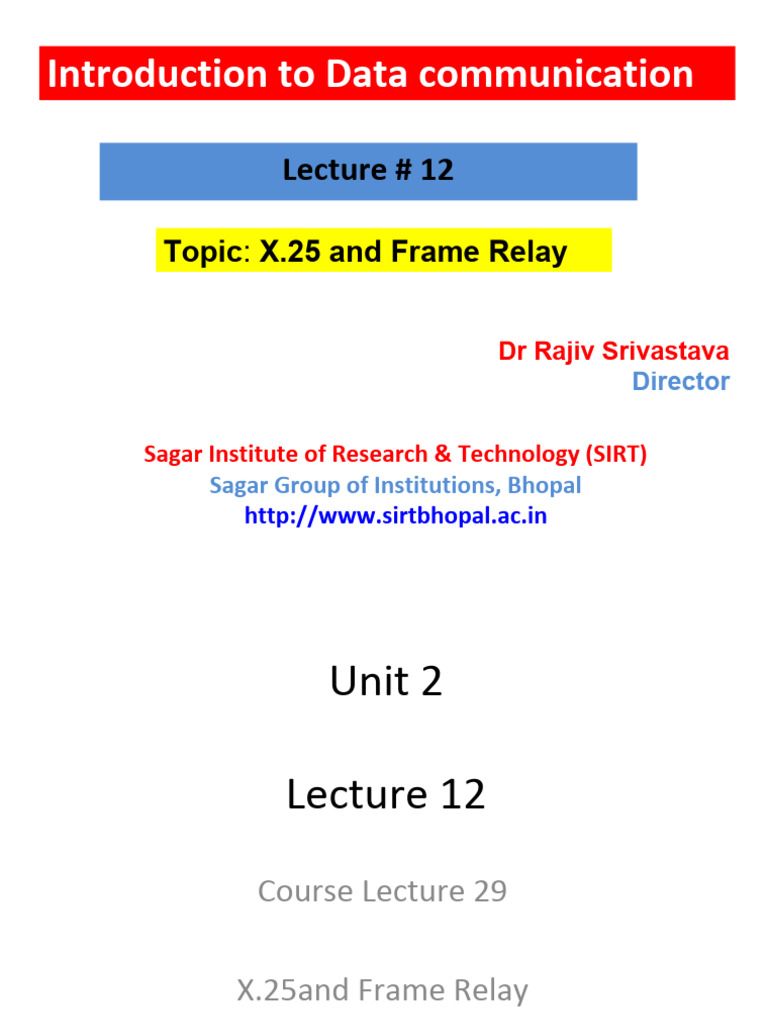 x.25 Frame Relay Atm | PDF