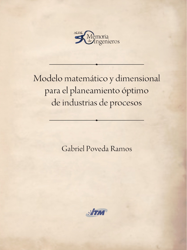Modelo Matematico | PDF