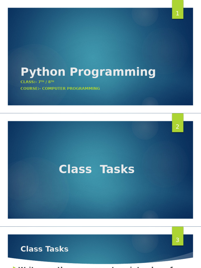 Python Module 2 Task 3 | PDF