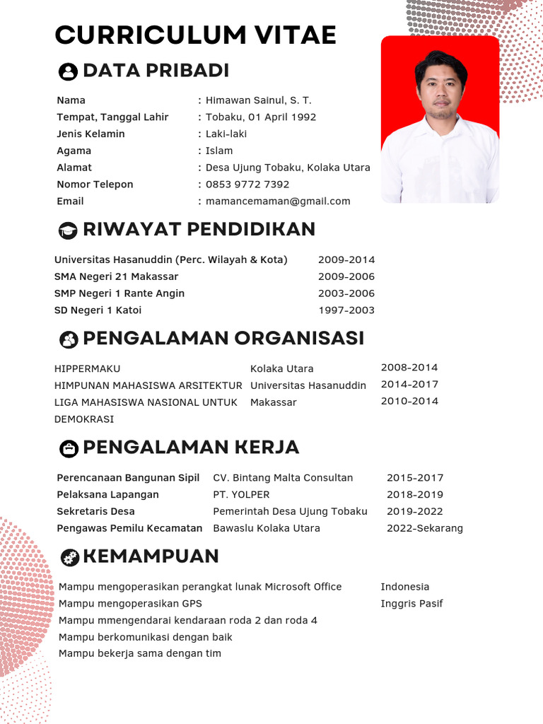 CV Himawan Sainul | PDF