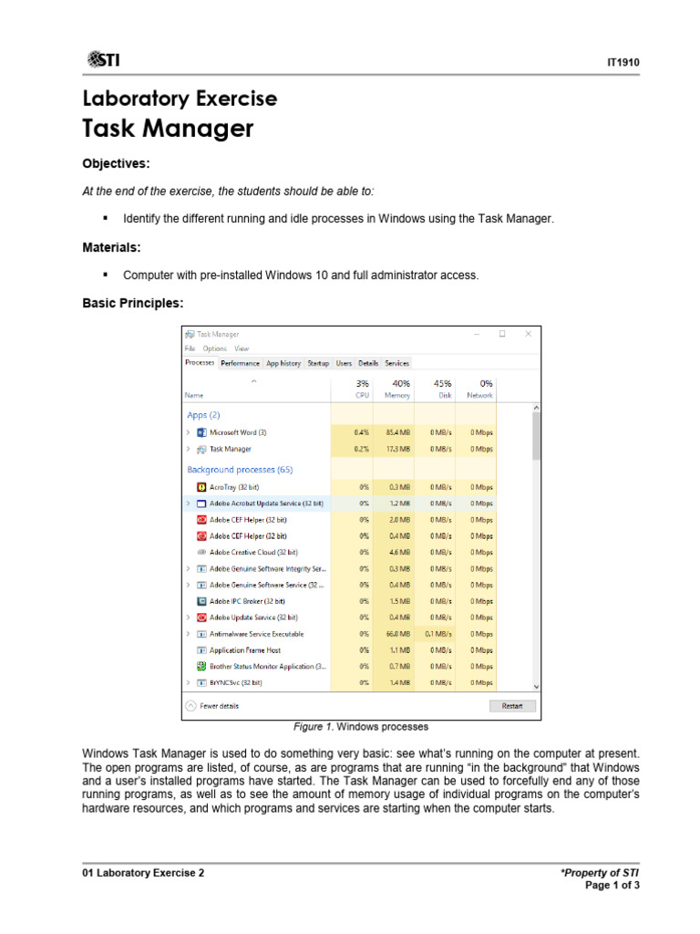 01 Laboratory Exercise 2 | PDF