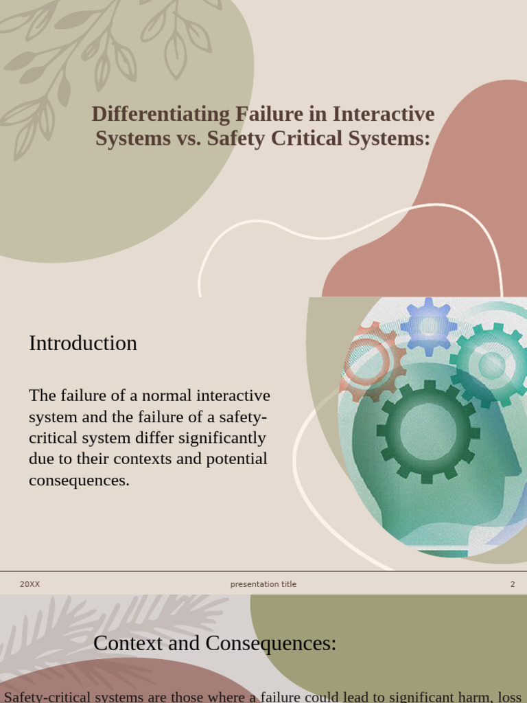 Differentiating Failure in Interactive Systems Vs | PDF