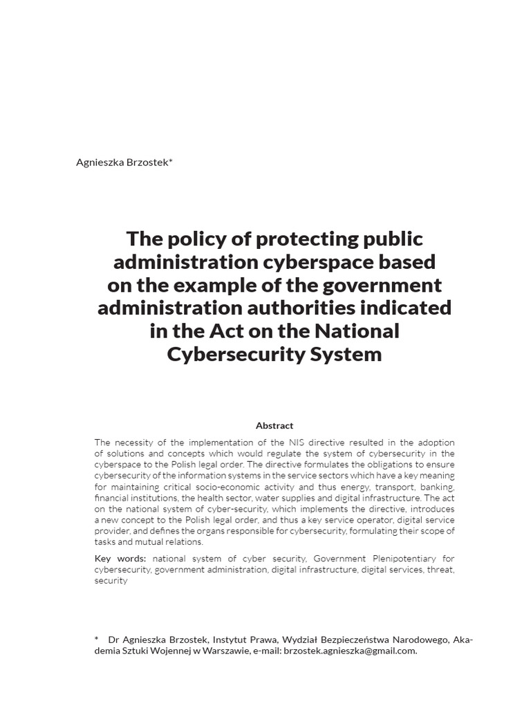 The Policy of Protecting Public Adm | PDF