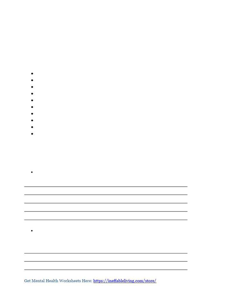 Imposter Syndrome Worksheet | PDF