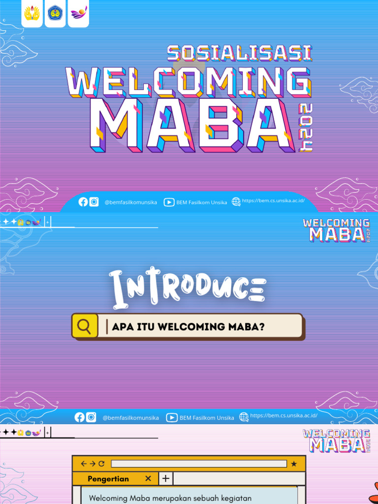 Sosialisasi Welcoming Maba 2024 | PDF