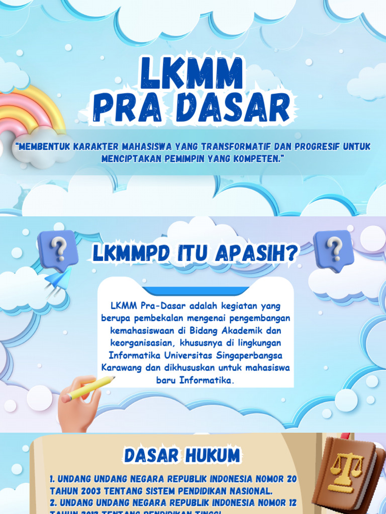 Sosialisasi LKMM-PD 2024 | PDF